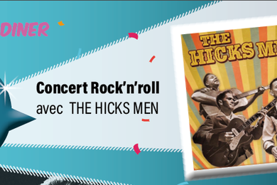 Vendredi 14/04 : Concert Rock'n'roll avec THE HICKS MEN